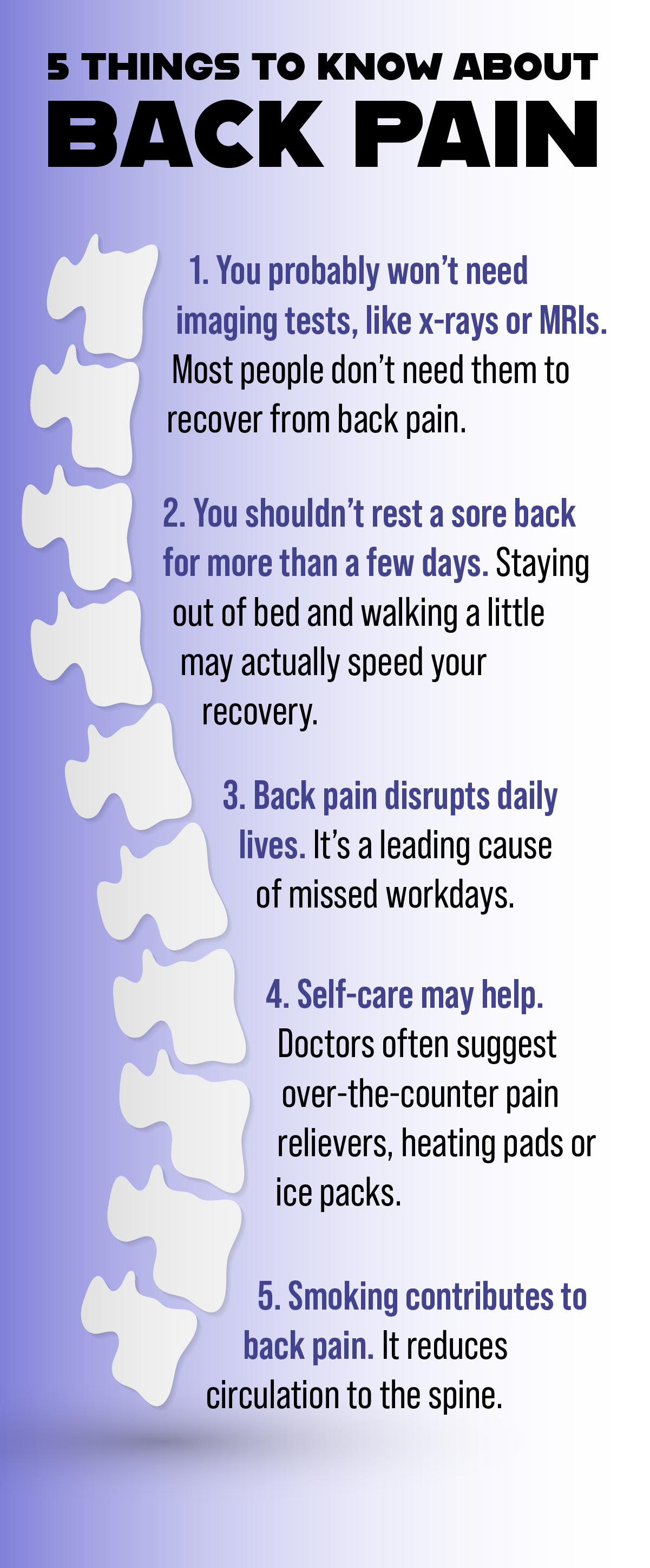 5 facts about back pain | Cooper University Hospital Cape Regional